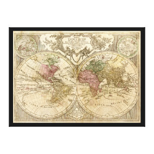 Map Of The World 1775 - United States Map