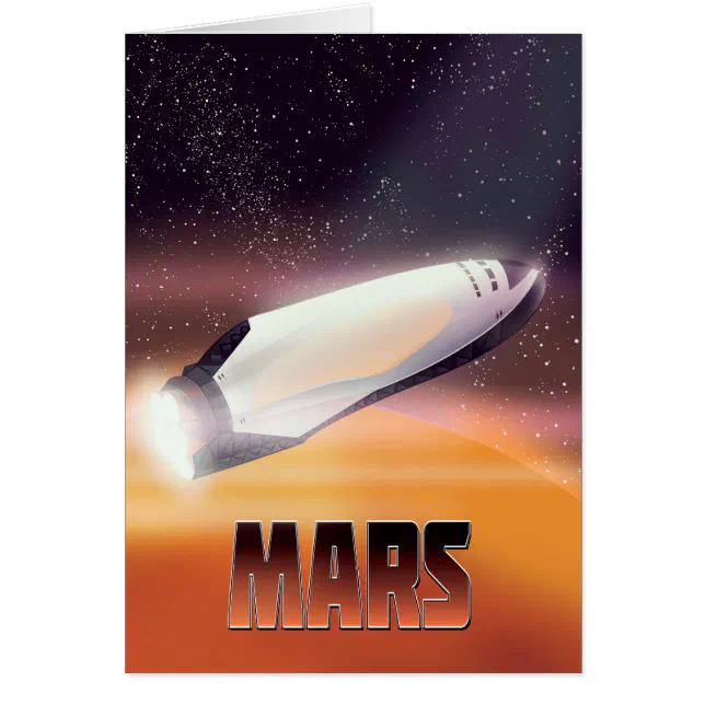 Mars Space poster | Zazzle