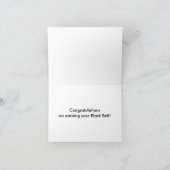 Martial Arts Black Belt Congratulations Card | Zazzle