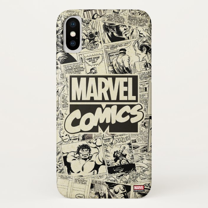 Marvel Comics Pages Pattern Case-Mate iPhone Case | Zazzle.com.au