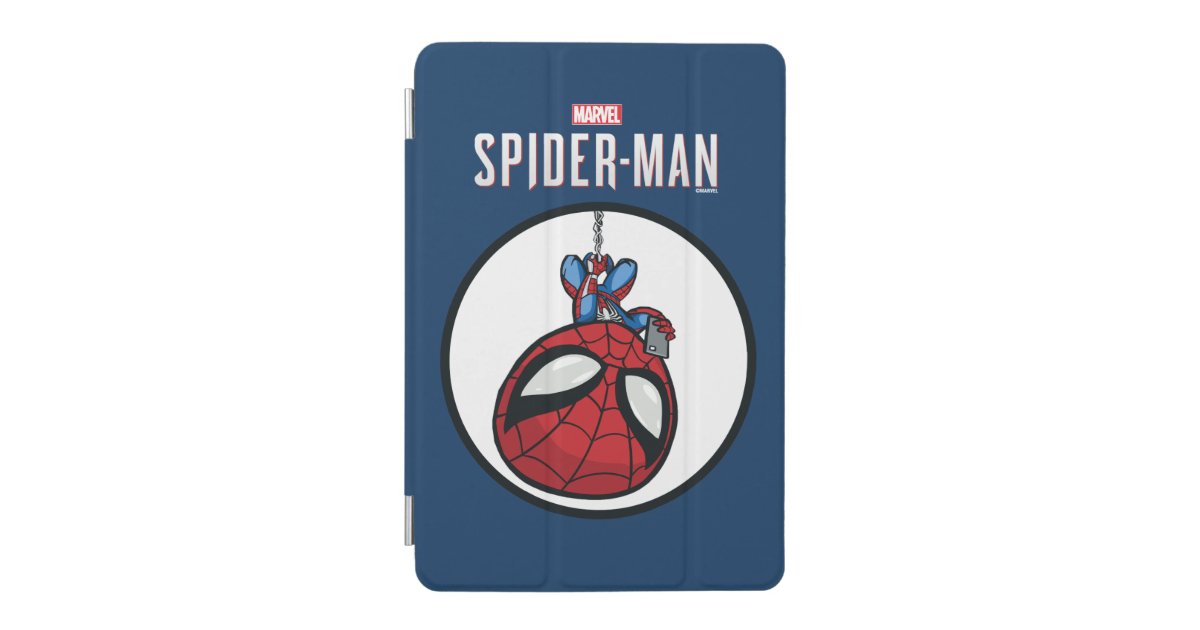 Marvel's Spider-Man | Cartoon Spidey Upside Down iPad Mini Cover | Zazzle