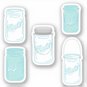 Glass Jar Stickers | Zazzle AU