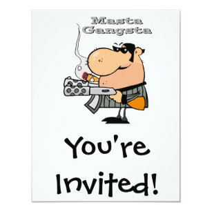 Gangster Invitations & Announcements | Zazzle AU