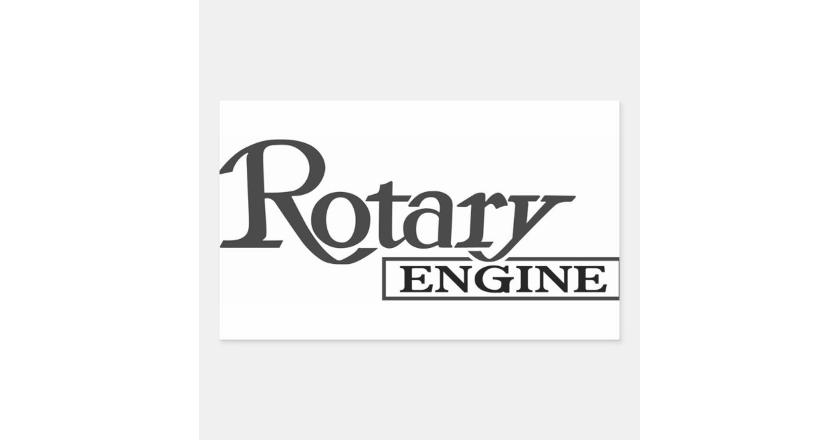 Mazda Rotary Engine Sticker | Zazzle