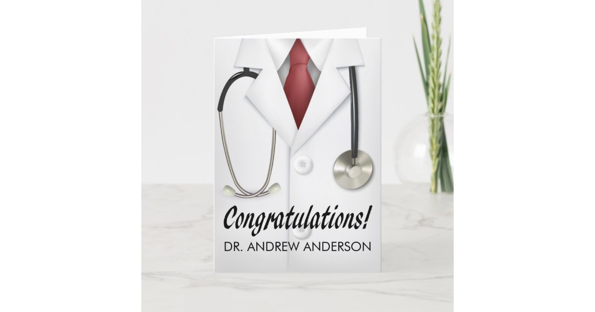 Medical Doctor Congratulation Card | Zazzle.com.au