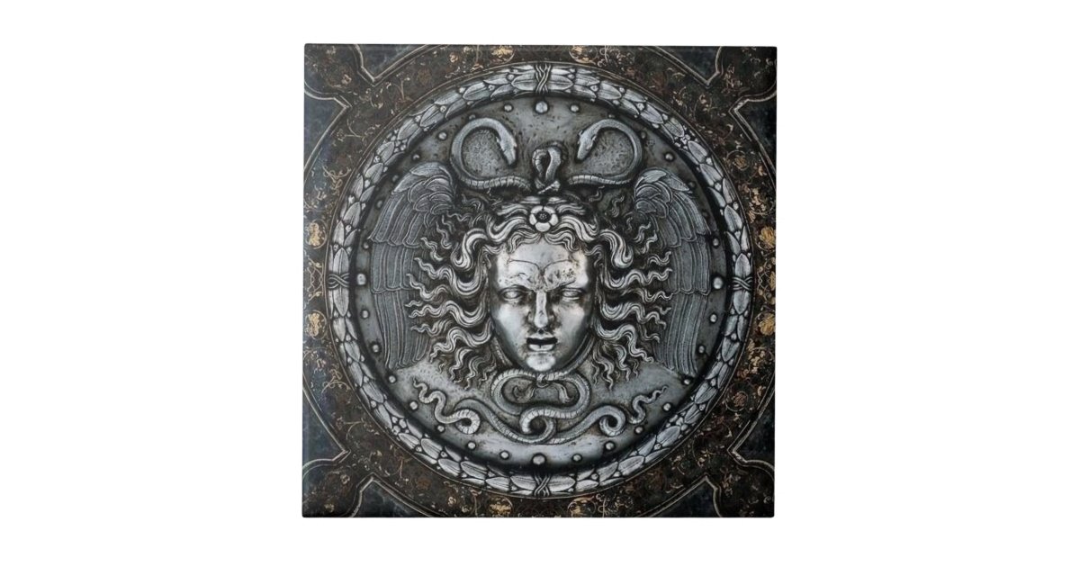 Medusa Head Ceramic Tile | Zazzle