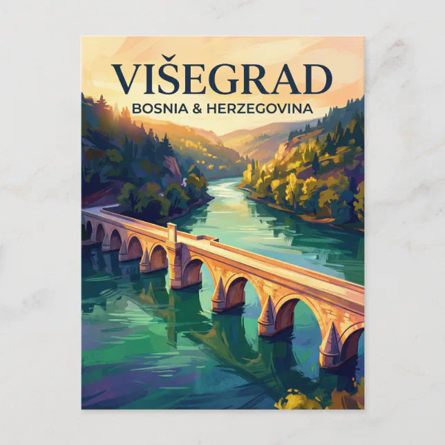 Mehmed Paša Sokolović Bridge Postcard | Zazzle