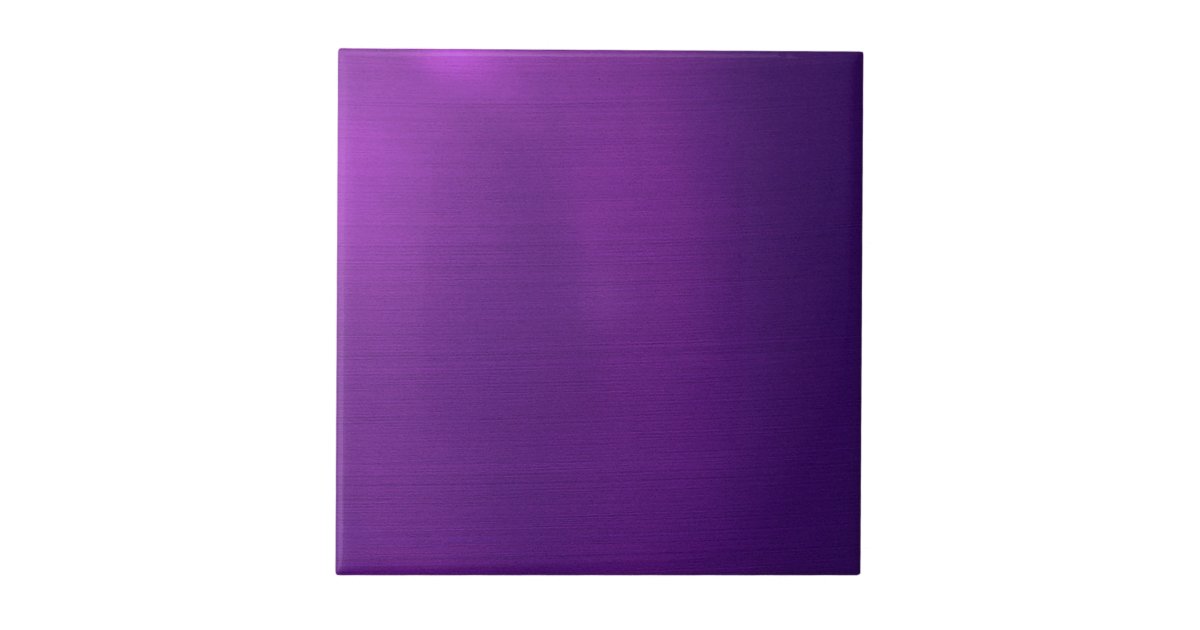 Metallic Royal Purple Ceramic Tile | Zazzle