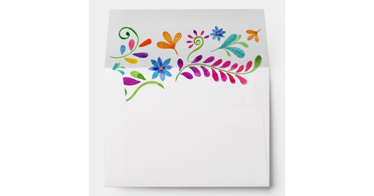 Mexican Fiesta Birthday Invitation Envelope | Zazzle