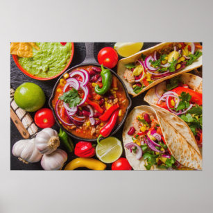 Mexican Food Art & Wall Décor | Zazzle.com.au