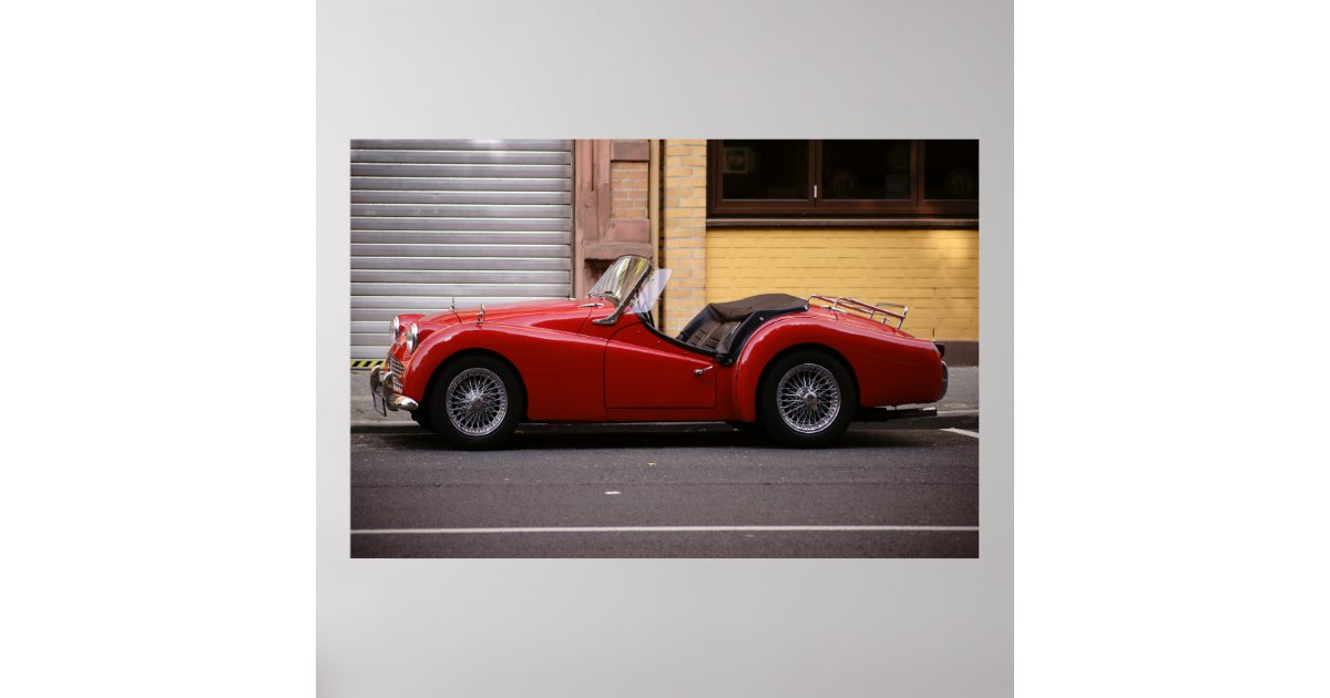 MGA Roadster Poster | Zazzle