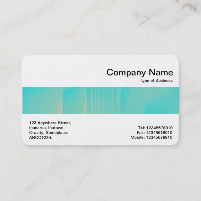 Middle Band - Subtle Texture Business Card | Zazzle