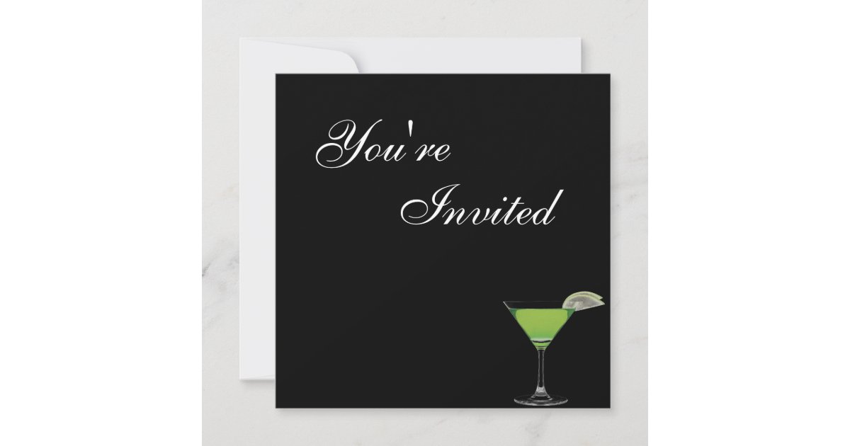 Mocktail Birthday Party Invitation | Zazzle