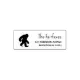 Modern Bigfoot Return Address Self-inking Stamp | Zazzle