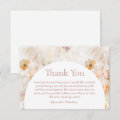 Modern Botanical Arch Graduation Thank You Card | Zazzle