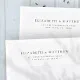 Modern Minimalist Elegant Wedding Return Address Label | Zazzle