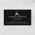 Modern QR Code Contractor/Construction Business Card | Zazzle