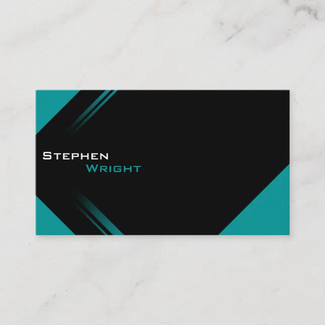 Modern Trendy Colour Change Business Card | Zazzle
