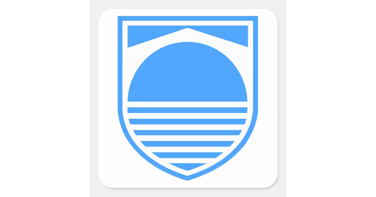 Mostar Coat of Arms Square Sticker | Zazzle