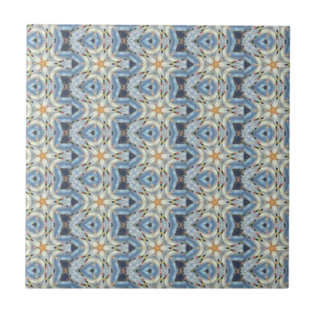 mostly blue moroccan tile | Zazzle