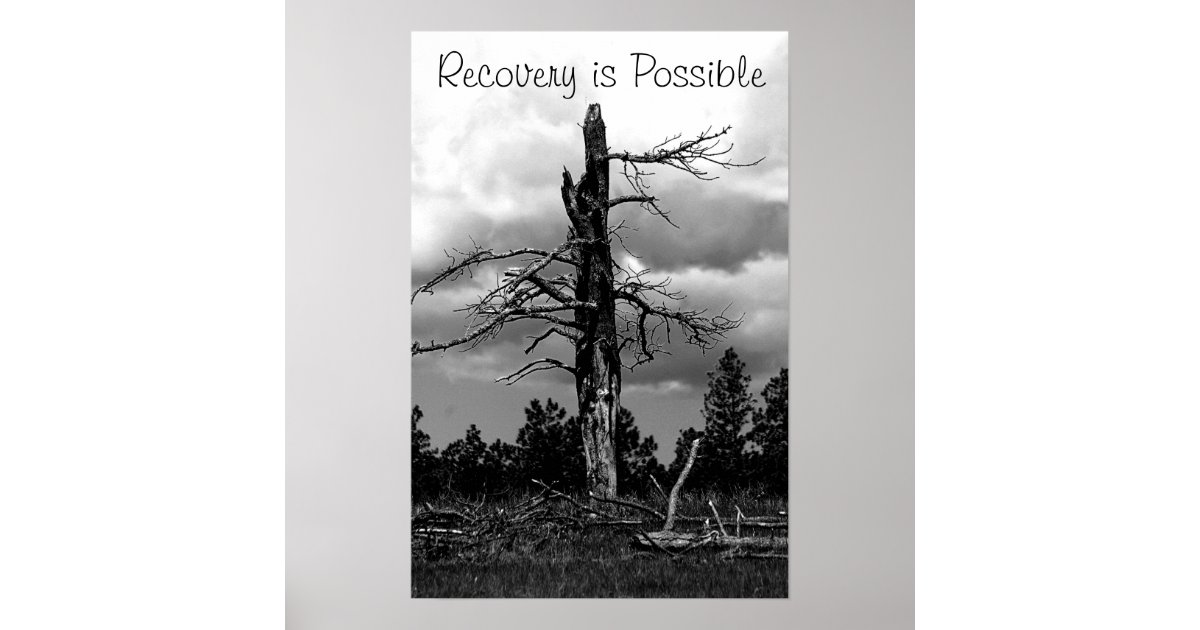 Motivational Poster-Recovery Poster | Zazzle