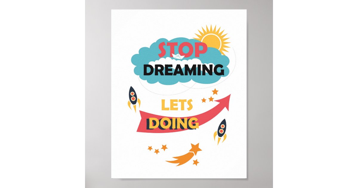 Motivational Printable Poster ! Digital Wall Art | Zazzle