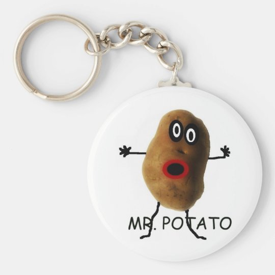 Mr Potato Cartoon Key Ring | Zazzle.com.au