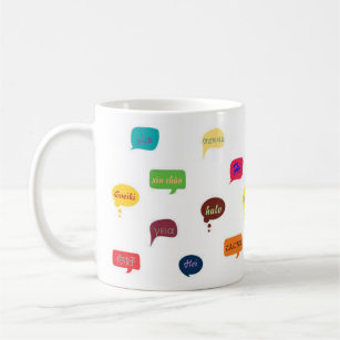 Different Languages Coffee & Travel Mugs | Zazzle AU