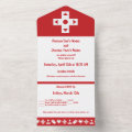 Multiplayer Mode in Cherry All In One Invitation | Zazzle