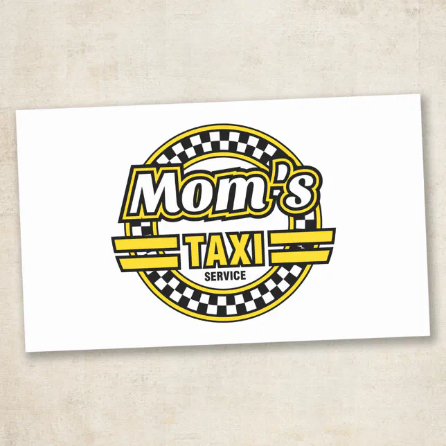 Mum's Taxi Service Rectangular Sticker | Zazzle