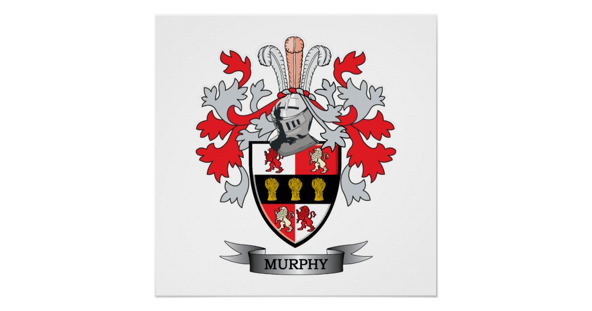 Murphy Coat of Arms Poster | Zazzle