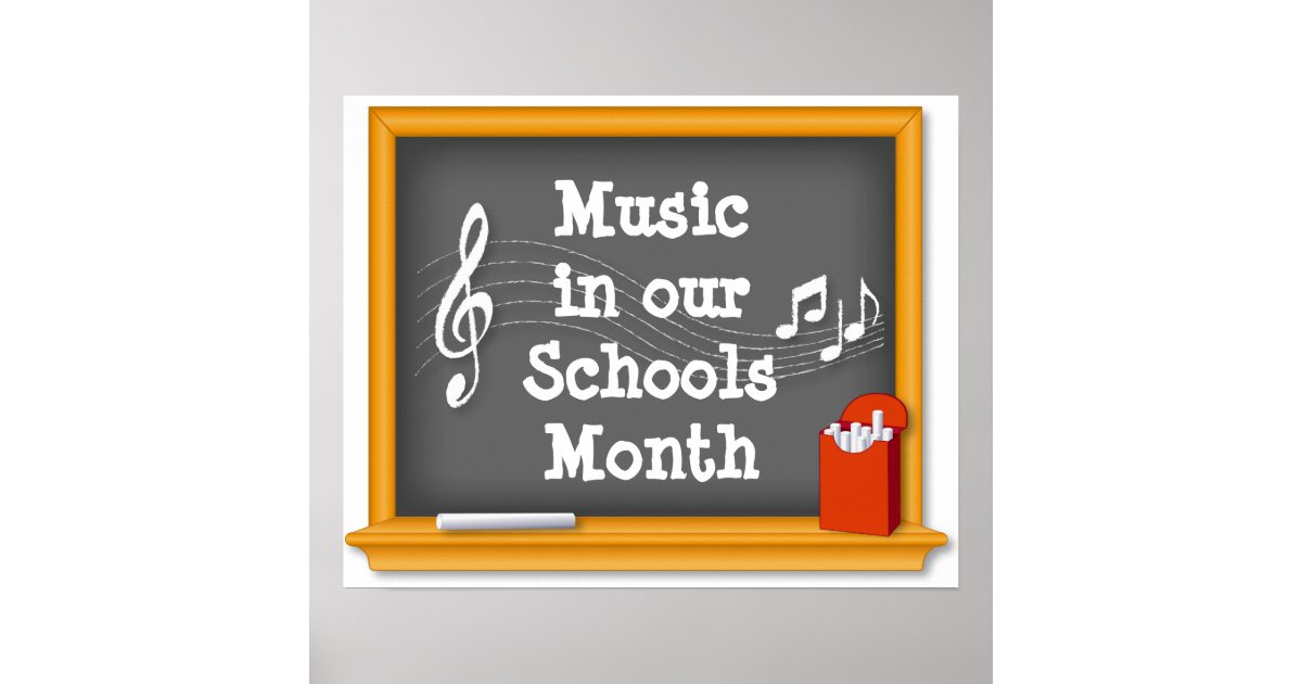 Music in our Schools Month Poster | Zazzle