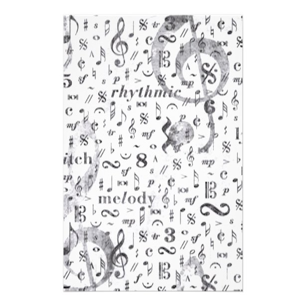 Music Stationery Paper | Zazzle AU