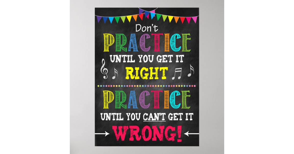 Music Teacher Classroom Printable Poster | Zazzle