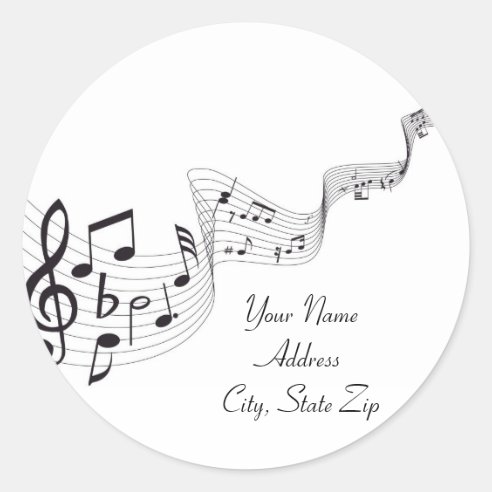 Music Stickers | Zazzle AU