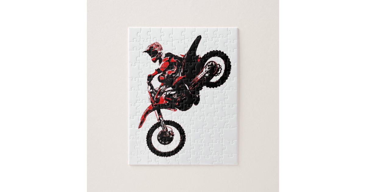 MX Motocross Rules! Jigsaw Puzzle | Zazzle