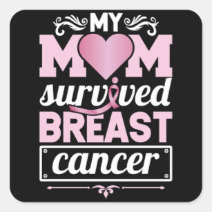 Survived Breast Cancer Stickers | Zazzle AU