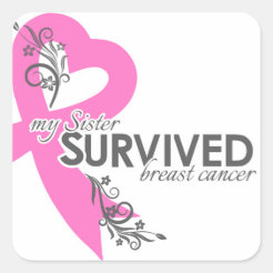 Survived Breast Cancer Stickers | Zazzle AU