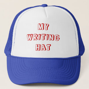 Writing Hats & Caps | Zazzle AU