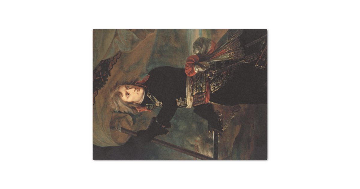 Napoleon Bonaparte's Rally at the Battle of Arcole Tissue Paper | Zazzle
