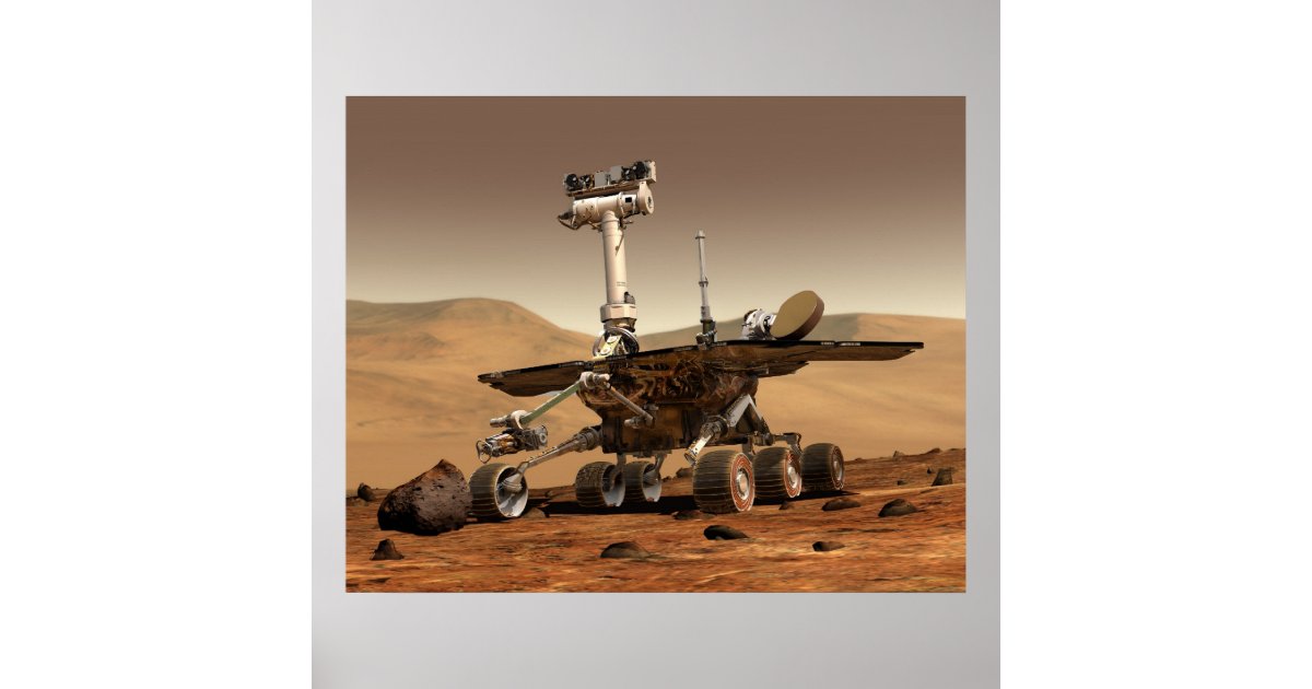 NASA's Mars Rover 'Spirit' Poster | Zazzle