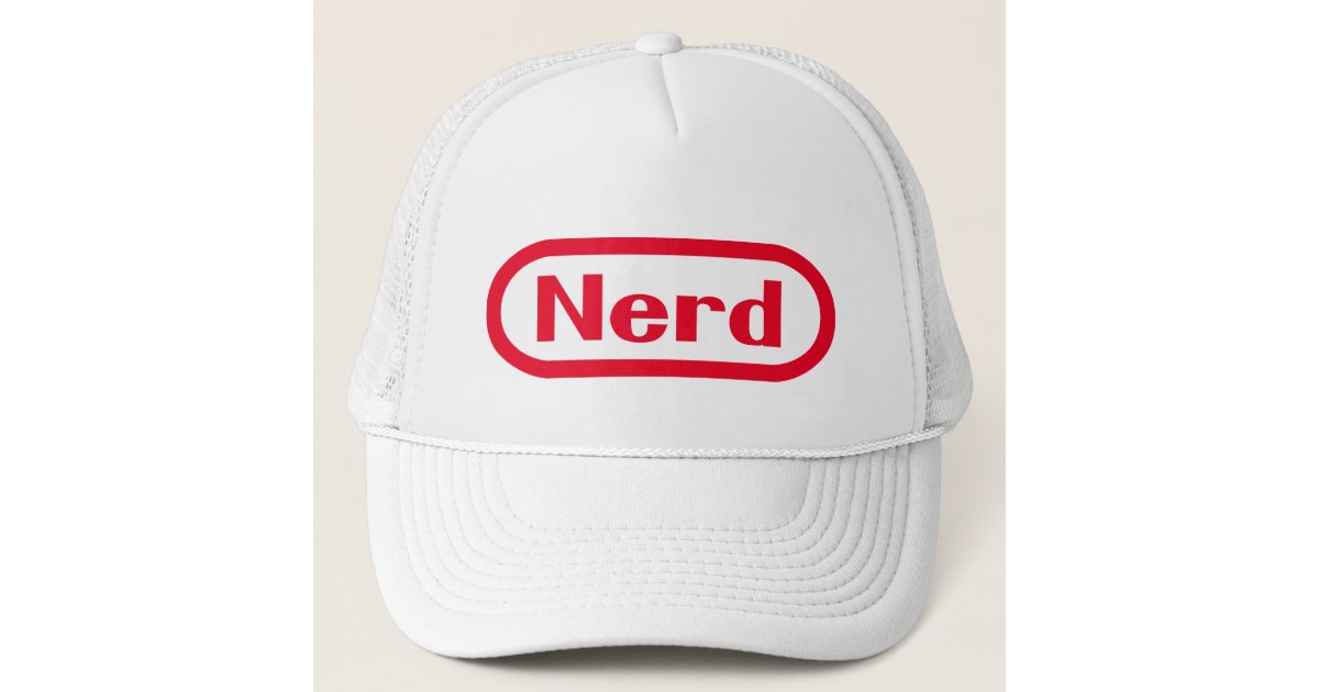 Nerd Trucker Hat | Zazzle