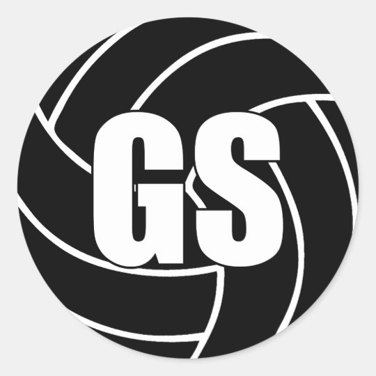 Netball Goal Shooter, GS, Netball Team Stickers | Zazzle.com.au