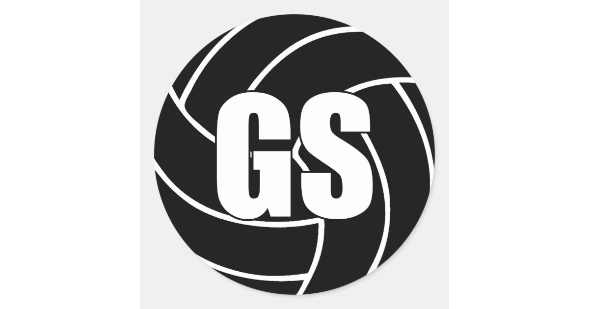 Netball Goal Shooter, GS, Netball Team Stickers | Zazzle
