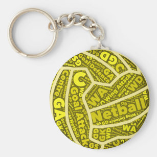 Netball Key Rings & Keychains | Zazzle AU