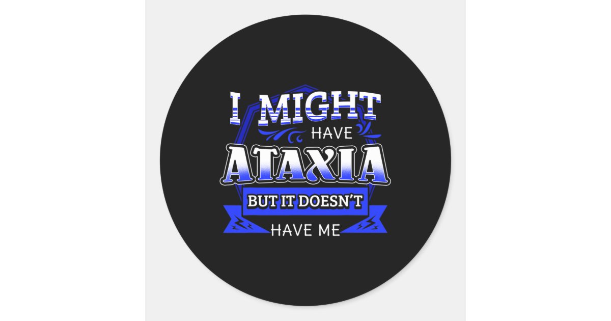 Neurological Sign Hemiataxia Blue Ribbon Neurologi Classic Round ...