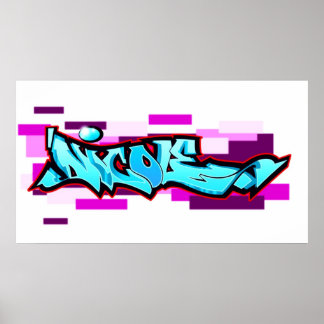 Graffiti Name Posters | Zazzle.com.au