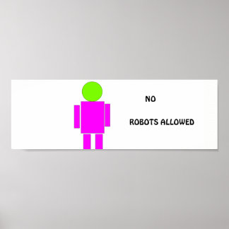 Robot Posters | Zazzle.com.au