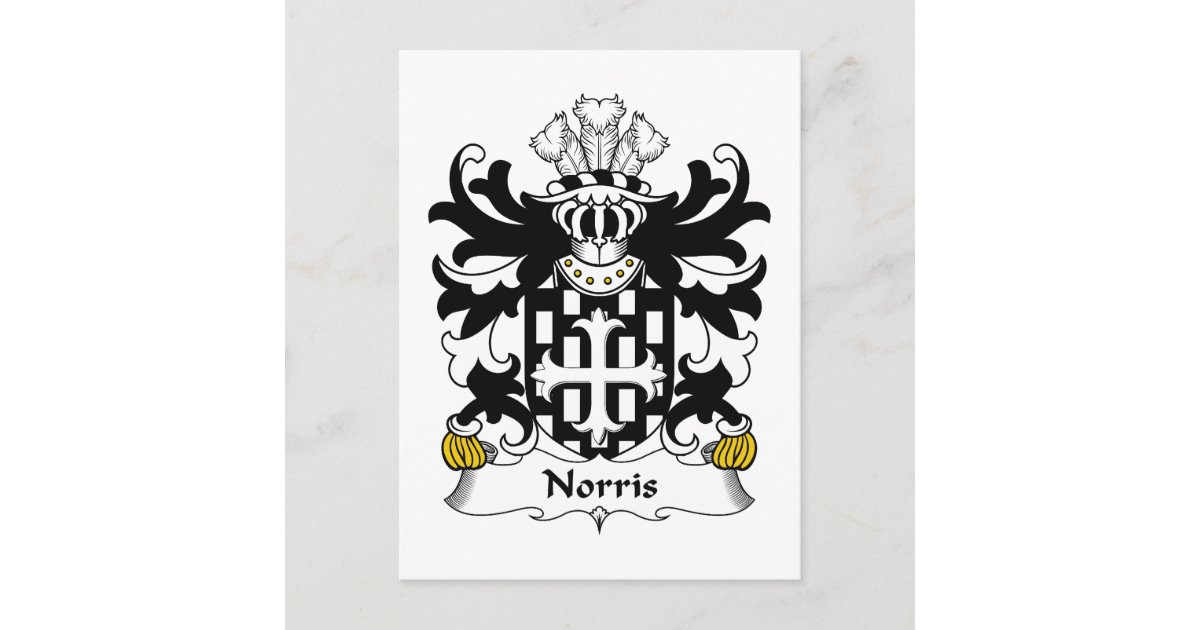 Norris Family Crest Postcard | Zazzle