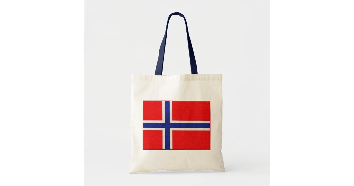 Norwegian Flag Tote Bag | Zazzle